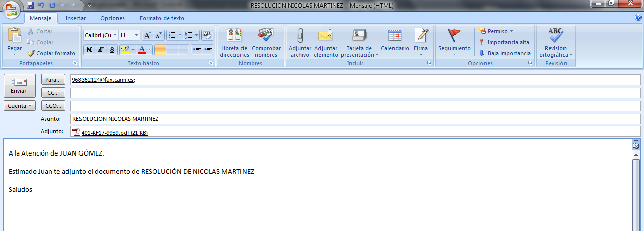 ¿Como enviar un FAX de modo electrónico? | IMAS "Online"