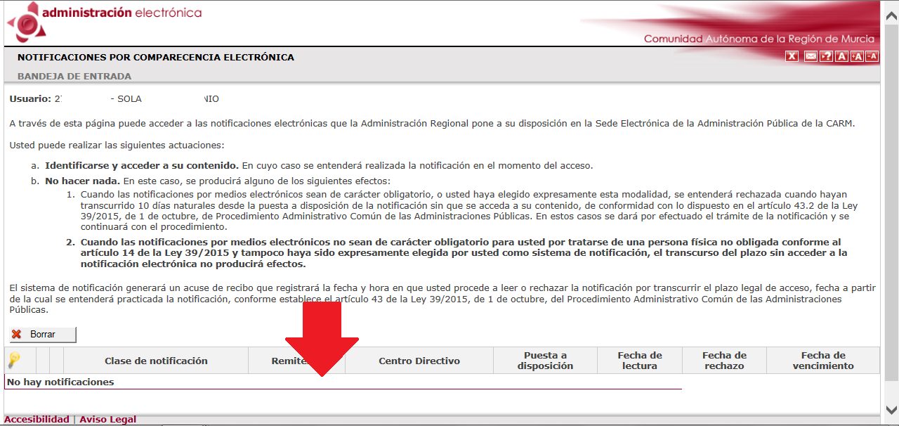 ¿Cómo puedo ver mis notificaciones electrónicas en la Sede de la CARM ...